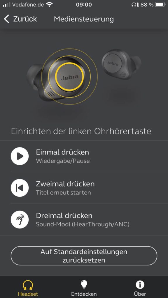 Jabra Elite 85t im Test bei kopfhoerer.de
