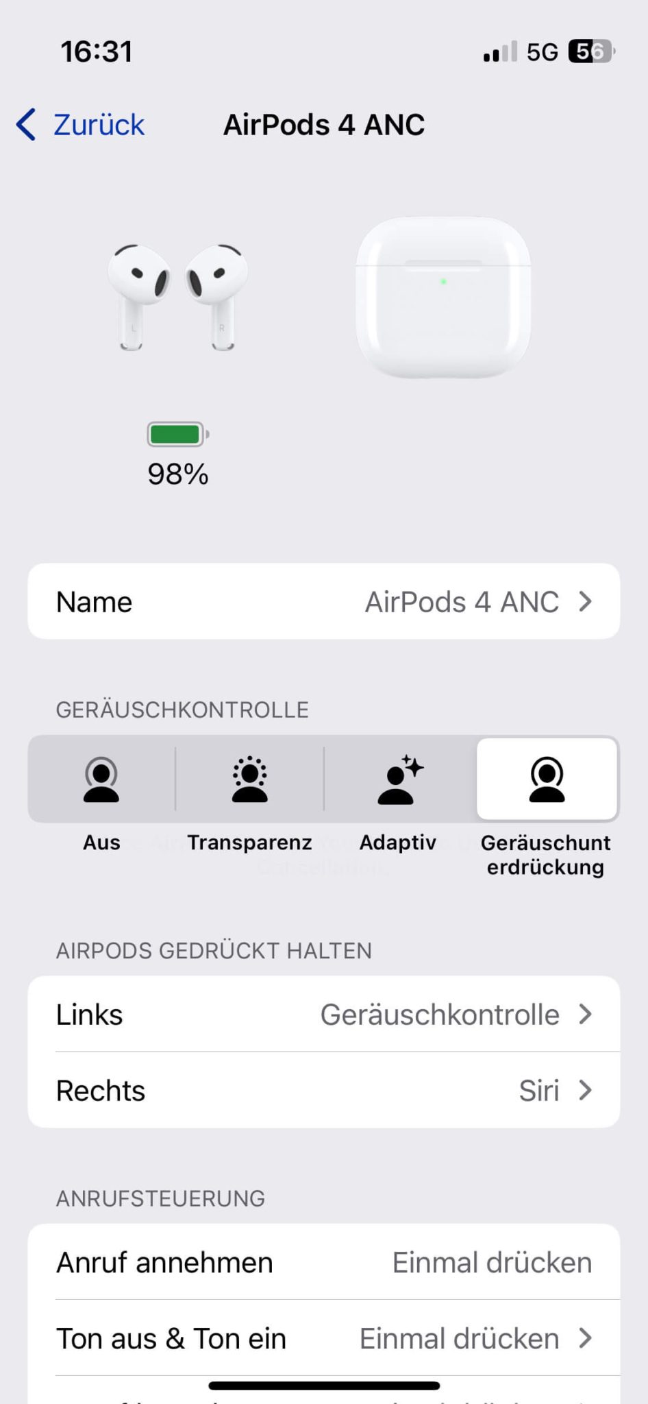 Apple AirPods 4 mit ANC im Test: Klang und Upgrade