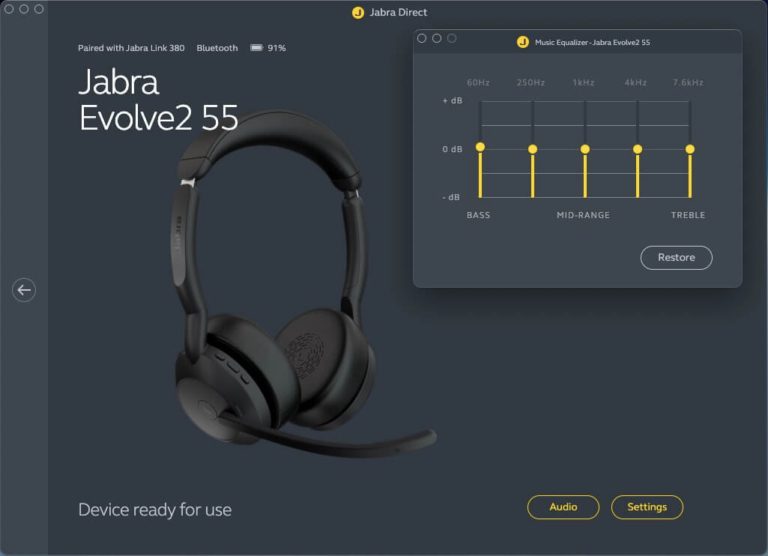 Jabra Evolve2 55 im Test bei kopfhoerer.de