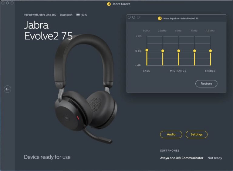Jabra Evolve2 75 im Test bei kopfhoerer.de
