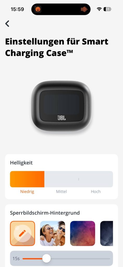 JBL Live Beam 3 im Test: Smart-Case, ANC & App-Power