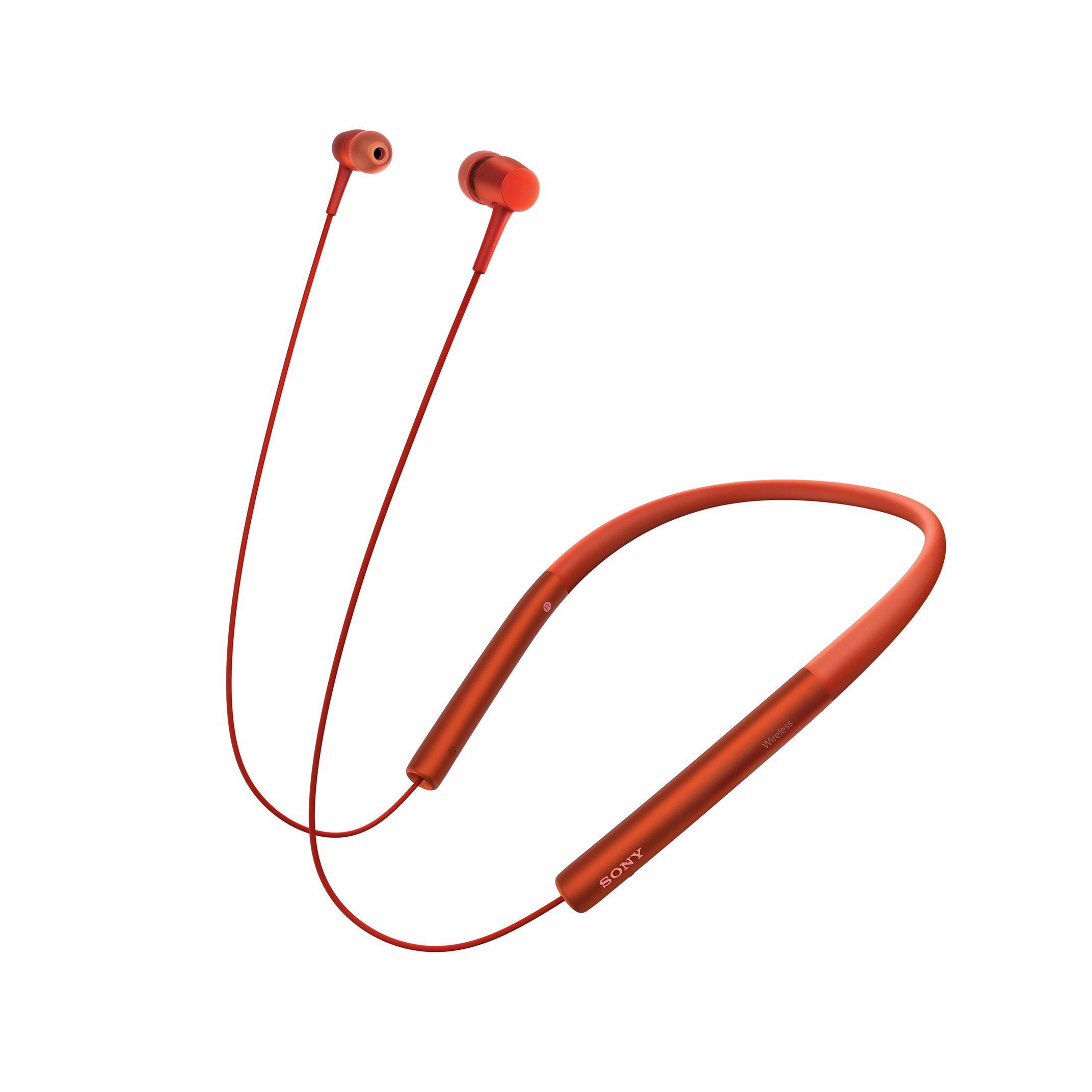 Sony h.ear in Wireless – kabelloser Bluetooth-Kopfhörer mit Nackenbügel ...