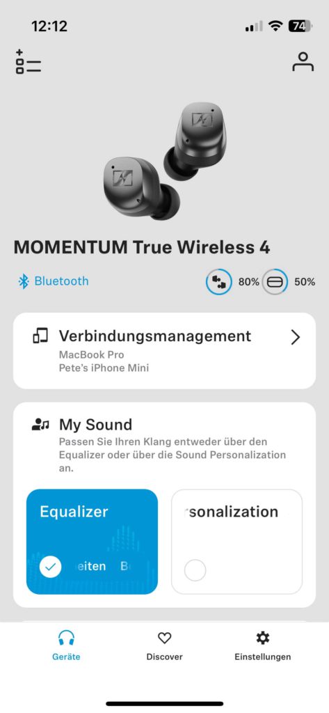 Sennheiser Momentum True Wireless 4 im Test bei kopfhoerer.de